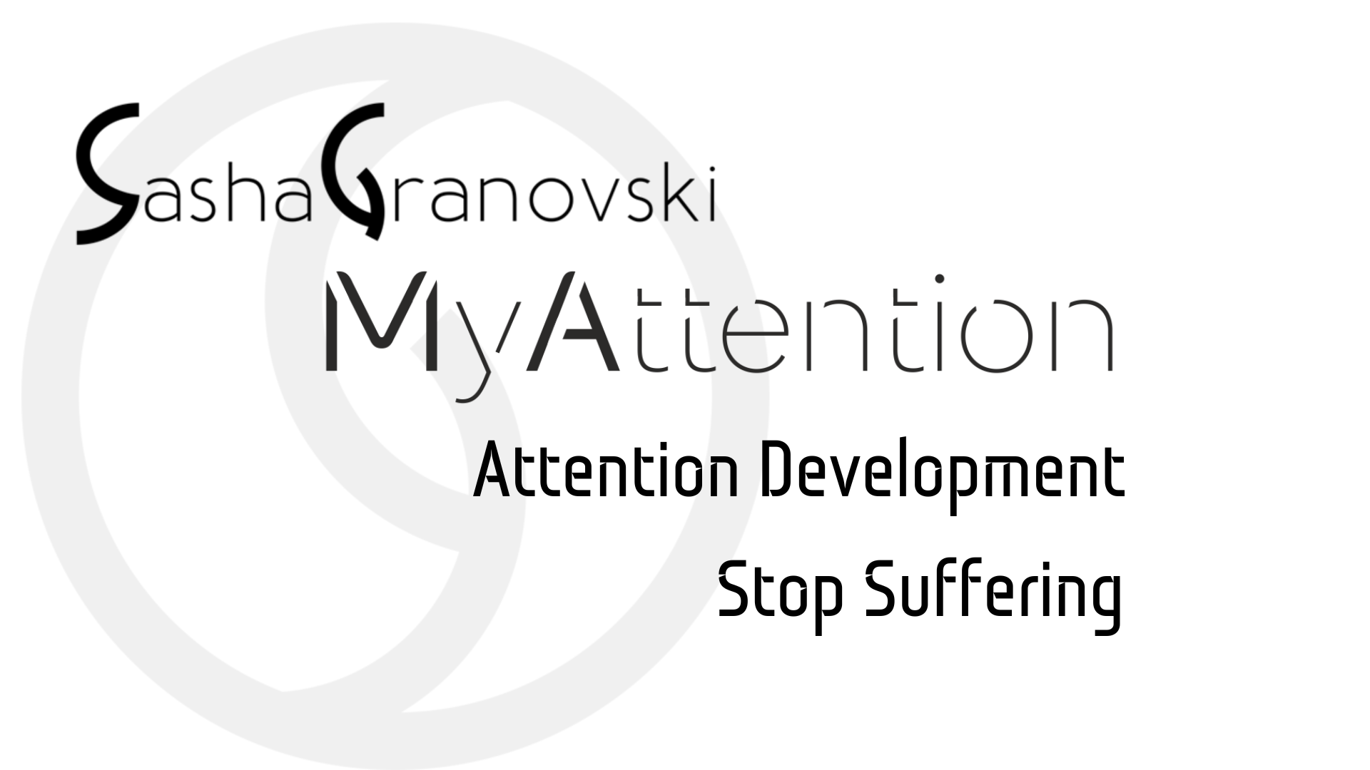 Внимание World Attention Alliance Myattention Method Developing Attention Management 